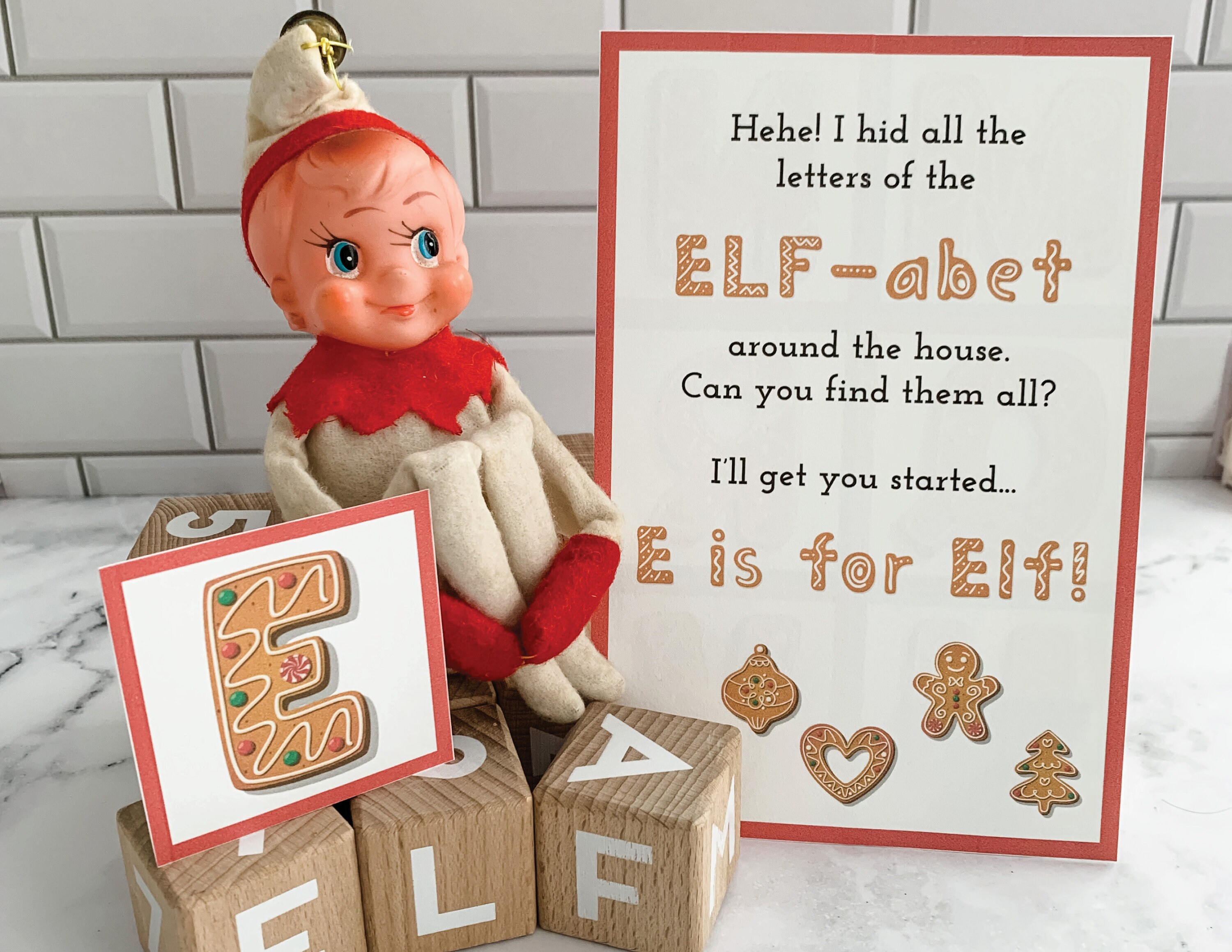 Elf-abet Scavenger Hunt for Your Holiday Elf Quick Props for - Etsy