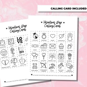 Valentine's Day BINGO Game Printable Game for Classroom - Etsy
