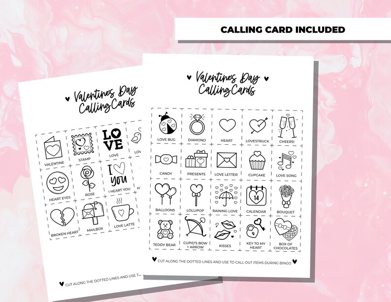 Valentine's Day BINGO Game Printable Game for Classroom | Etsy