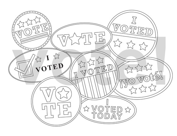 Election Coloring Pages