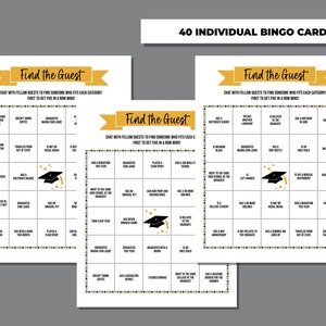 Graduation Find the Guest Game, Graduation Party Game, Find the Guest ...
