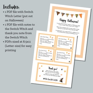 Switch Witch Printable Letter, Letter From the Switch Witch, Kids ...