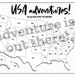 USA Adventures Map United States Map States Weve Visited - Etsy
