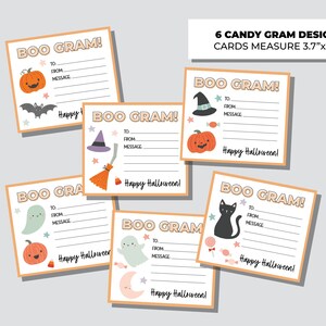 Halloween Boo Gram Fundraiser Flyer PTO Halloween Candy Gram Fall ...