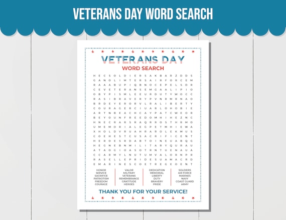 Veterans Day Puzzles