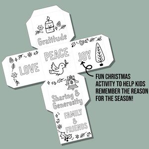 Christmas Prayer Cube, Perfect Way to Help Kids Understand the Meaning ...