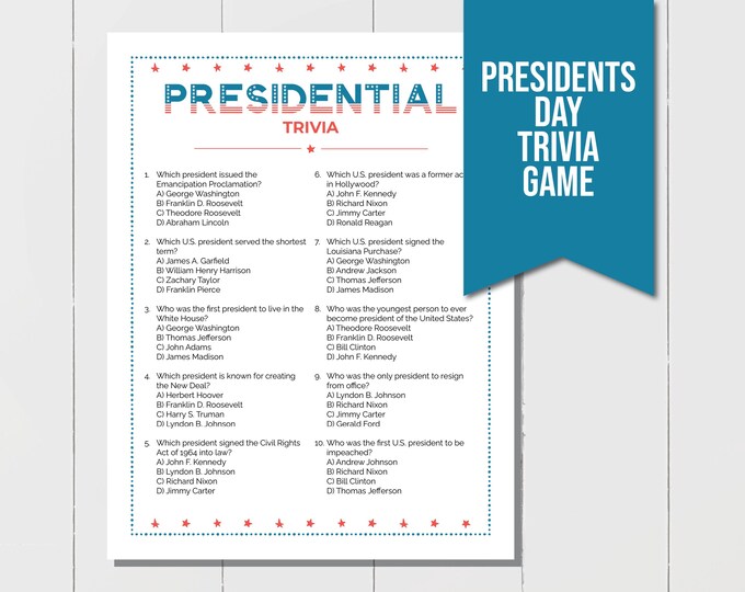 Abraham Lincoln Trivia Game, US Presidents Trivia Questions, Homeschool ...