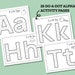 Alphabet Do-a-dot Activity Pages, Perfect for Toddler Activity, Dot ...