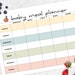 Baby Meal Planner Baby Food Tracker Baby Food Log for - Etsy