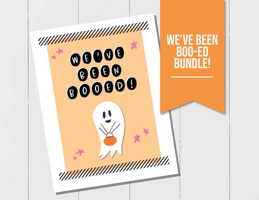 You've Been Booed Printable for Instant Download, You've Been Booed Kit ...