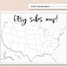 Etsy Shop Sales Tracker Map Etsy Sales Map PDF Places Ive - Etsy