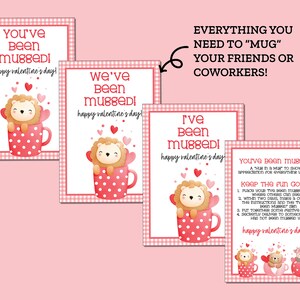 You've Been Mugged Game, Printable You've Been Mugged Kit, Valentines ...