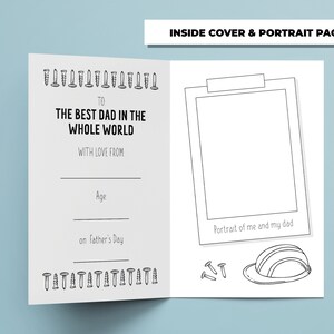 All About Dad Printable Book for Father's Day, Perfect Father's Day ...