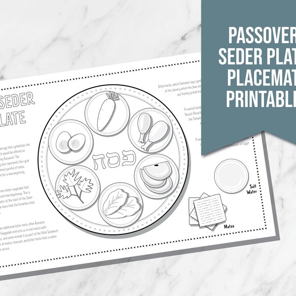 Seder Plate for Kids - Etsy