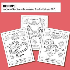 Chinese New Year Coloring Pages, Chinese New Year Kids Activities, Year ...