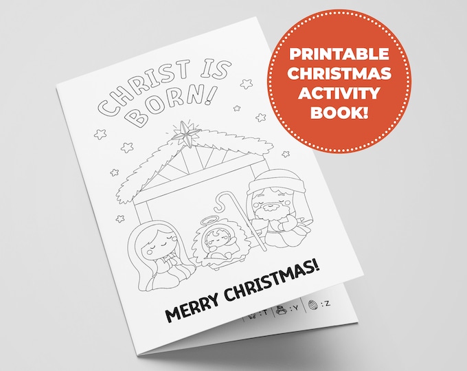 Nativity Christmas Activity Pages Christian Christmas Activites ...