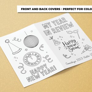 Kids Year in Review Activity, Printable Time Capsule for Kids, New Year ...