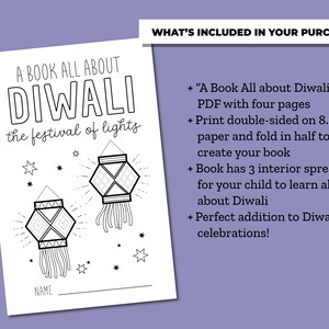 All About Diwali Printable Book Perfect Diwali Activity for - Etsy