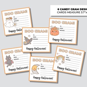 Halloween Boo Gram Fundraiser Flyer PTO Halloween Candy Gram Fall ...