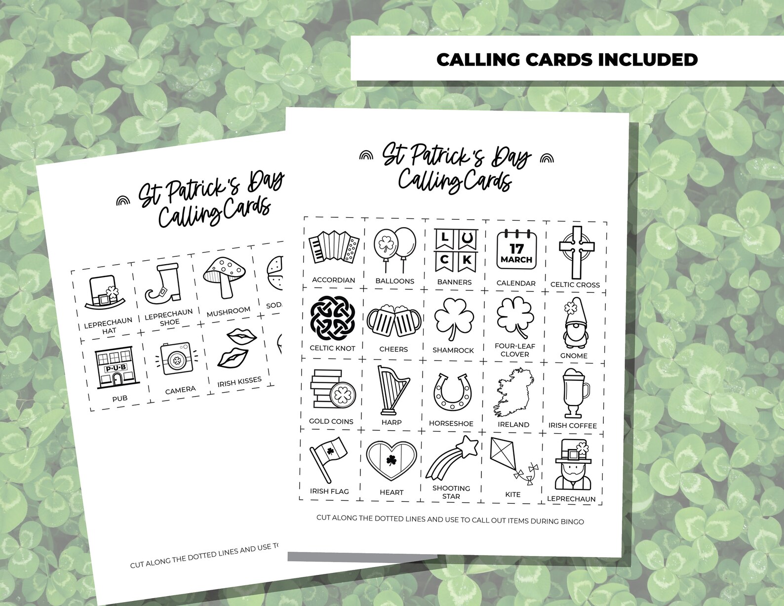 St Patricks Day BINGO Game Printable Game for Classroom | Etsy