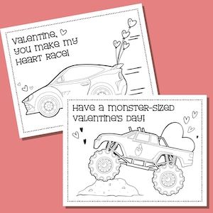 Construction Truck Coloring Pages for Valentines Day, Valentine's Day ...