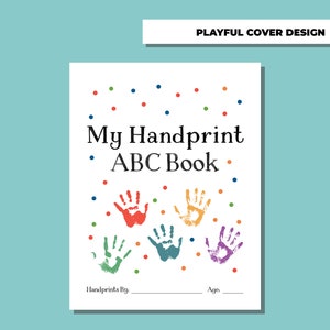 ABC Handprint Activity for Kids, Handprint Art Printable Keepsake ...