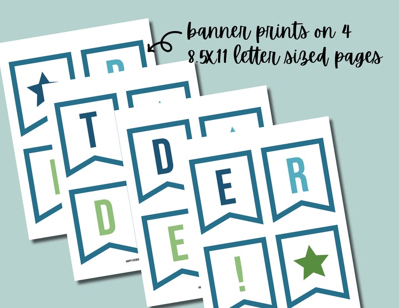 Best Dad Ever Printable Banner Printable Bunting for Home - Etsy