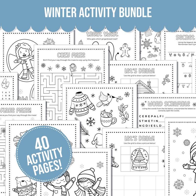 Winter Book Puzzle - Etsy UK