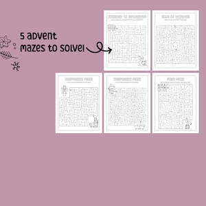 Advent Activity Bundle Including Nativity Coloring Pages, Nativity ...