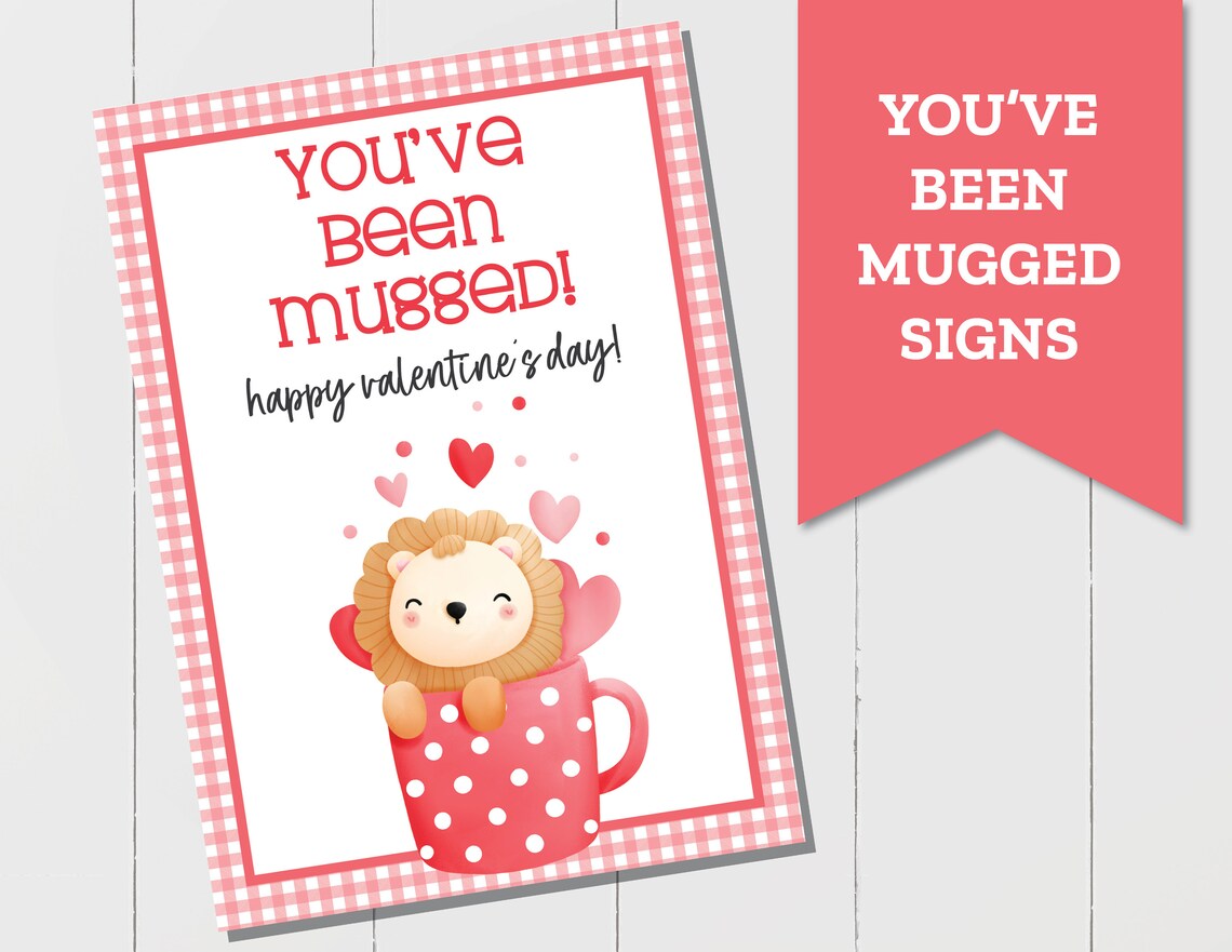 You've Been Mugged Game Printable You've Been Mugged - Etsy