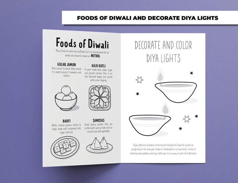 All About Diwali Printable Book Perfect Diwali Activity for - Etsy