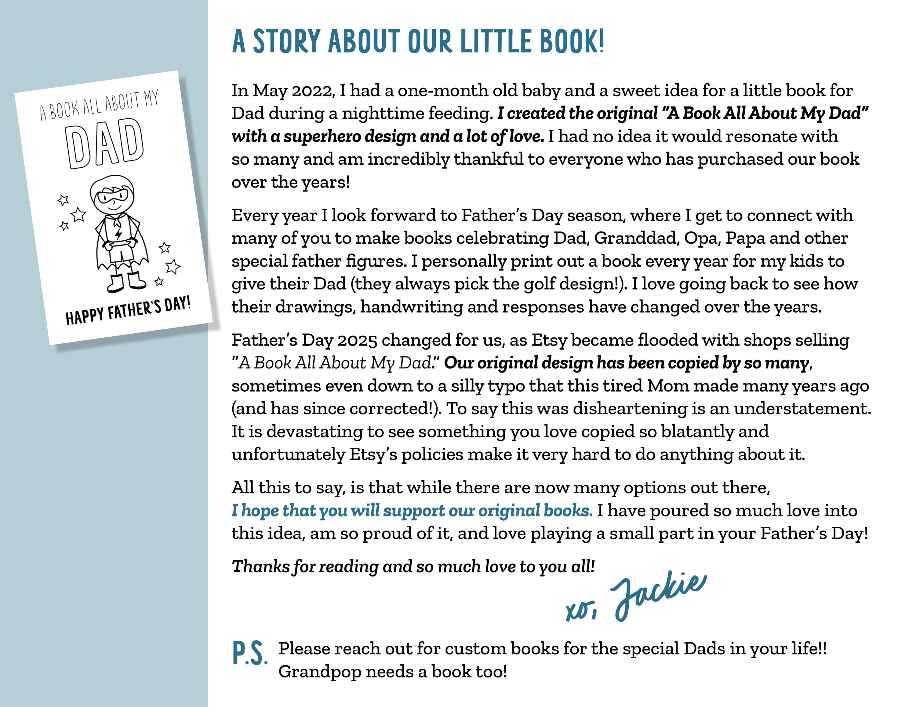 All About Grandpa Printable Book for Father's Day, Perfect Father's Day ...