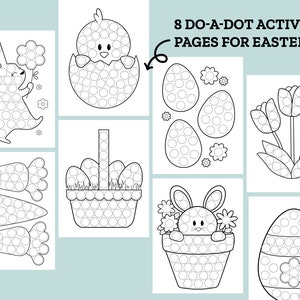 Easter Do-a-dot Activity Pages Perfect for Toddler Activity - Etsy