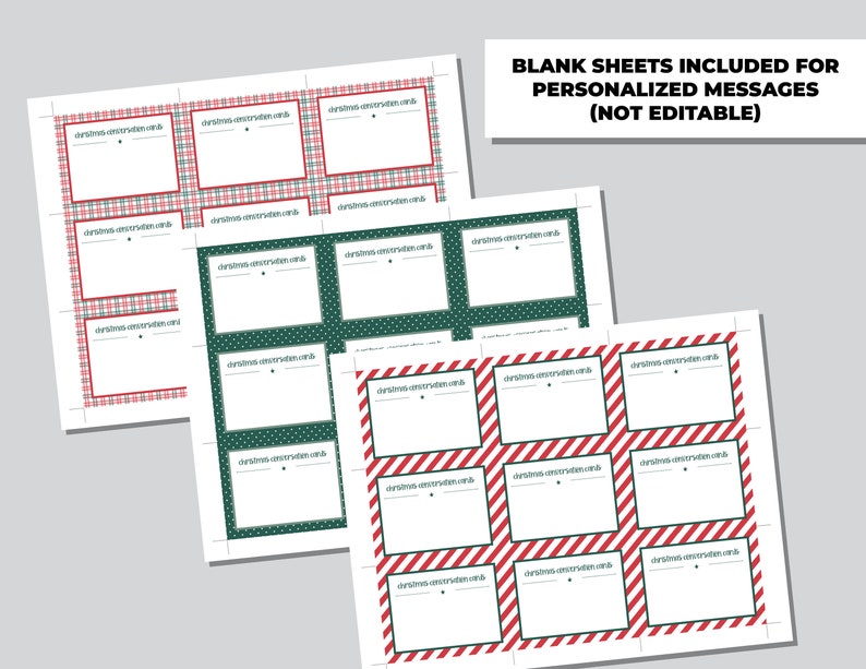 Christmas Ice Breaker Game Conversation Starter for Office - Etsy