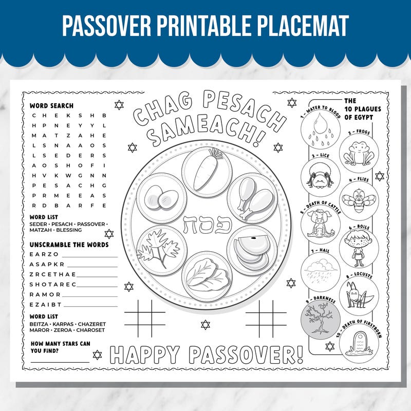 Passover Plate - Etsy
