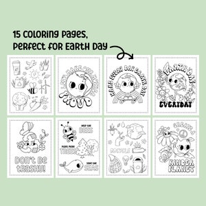 Earth Day Printable Activity Bundle With Coloring Pages, Word Search ...