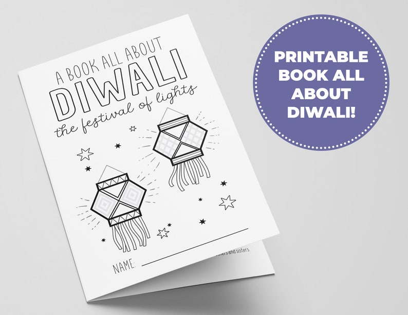 All About Diwali Printable Book Perfect Diwali Activity for - Etsy