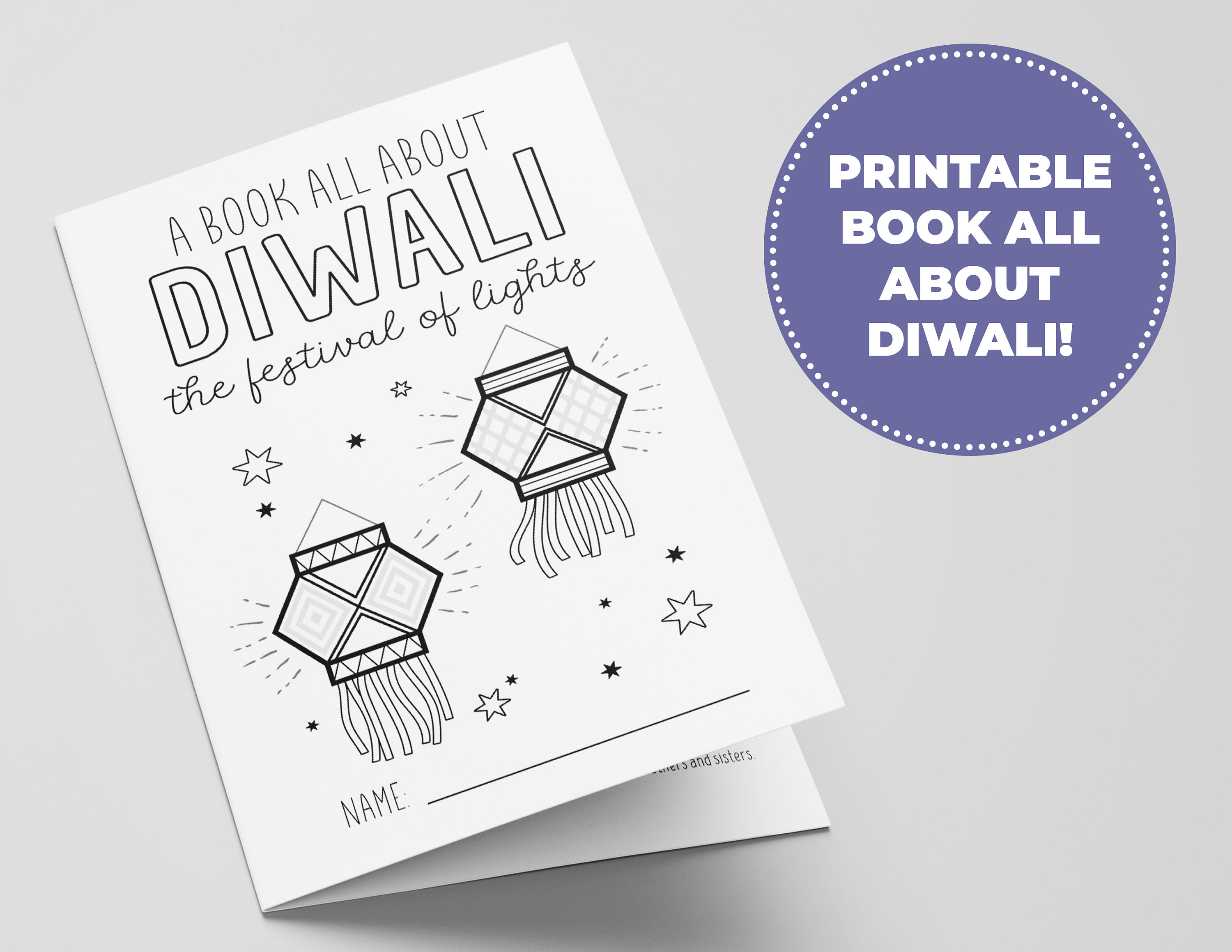 All About Diwali Printable Book Perfect Diwali Activity for - Etsy