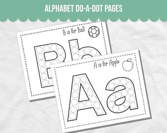 Shapes Do-a-dot Activity Pages, Perfect for Toddler Activity, Dot ...