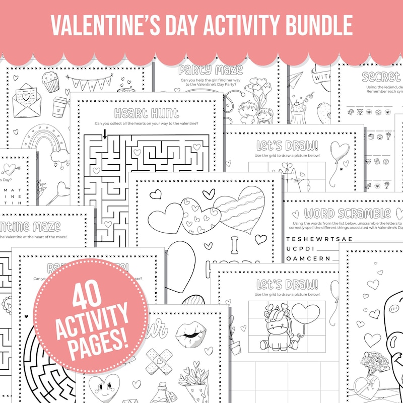 Valentines for Kids Book - Etsy