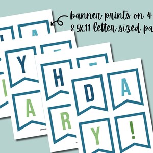 Happy Fathers Day Banner, Printable Bunting for Home Father's Day Decor ...