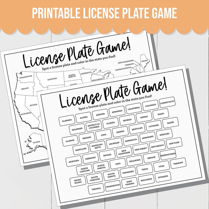 Car Trip Plate - Etsy