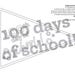 100th Day of School Pennant Flag Coloring Page Activity, Celebrate 100 ...