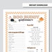 Halloween Boo Buddy Questionnaire, Fall Gift Exchange Survey and ...