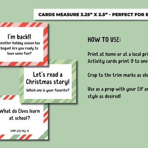 Printable Notes for Your Elf This Holiday Season, Printable Elf ...