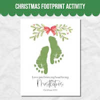 Kids Handprint Christmas Tree Template - Etsy