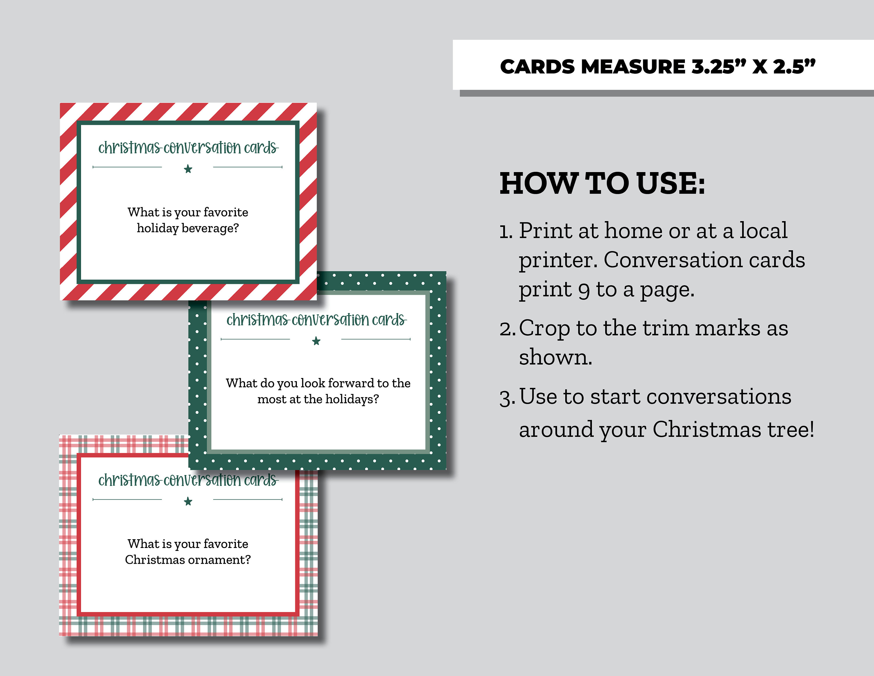 Christmas Ice Breaker Game Conversation Starter for Office - Etsy