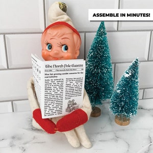 Mini Newspaper for Elf, Easy Elf Activity, Elf Newspaper From the North ...