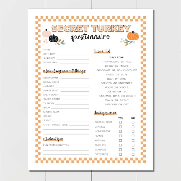 Thanksgiving Bracket - Etsy