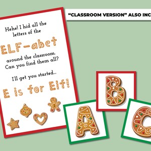 Elf-abet Scavenger Hunt for Your Holiday Elf Quick Props for - Etsy